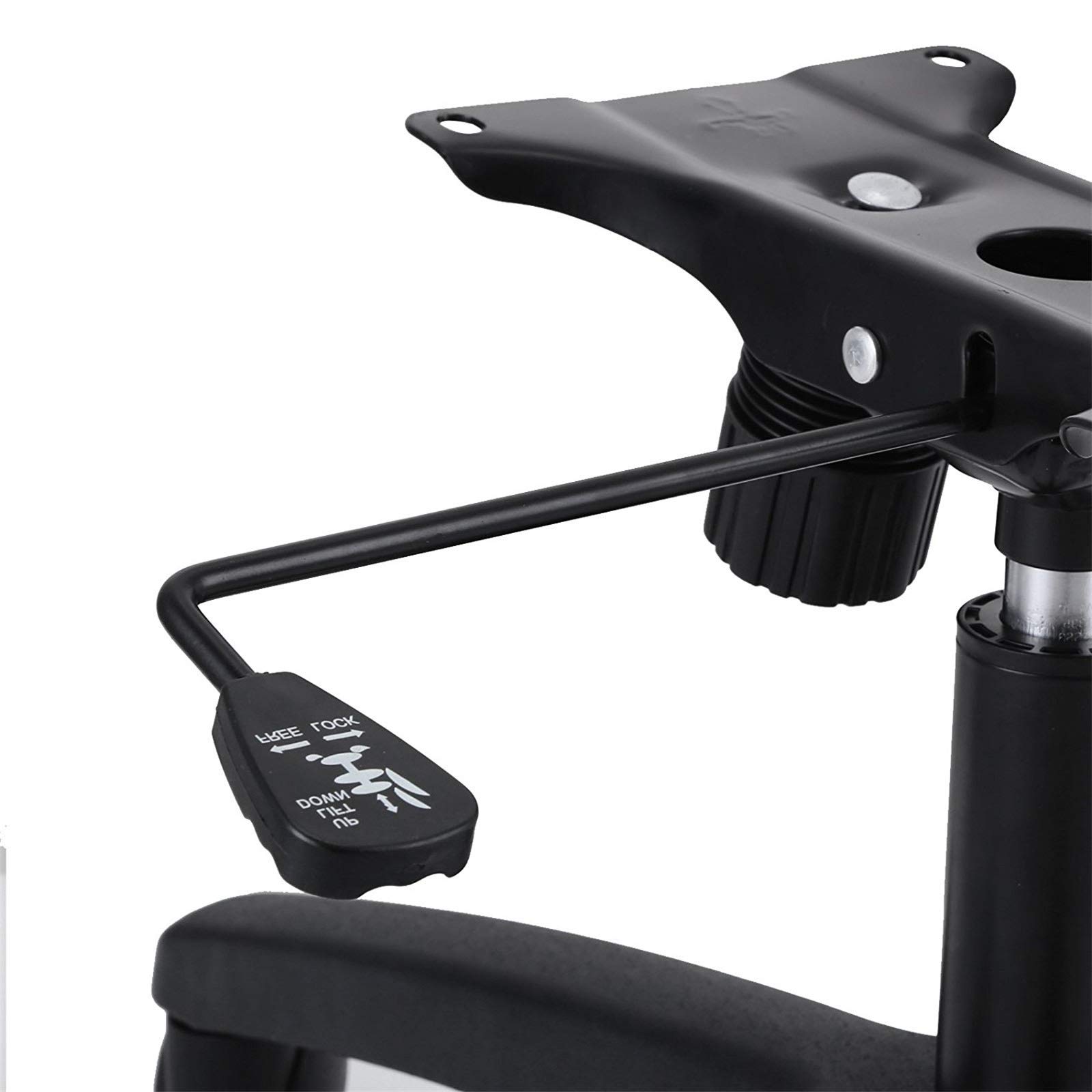 BLTPress Chair Base Replacement, 28 Inch Office Chair Base, Swivel Chair Base Replacement 330 LBS Weight Capacity Height Adjustable Complete Under Seat Kit