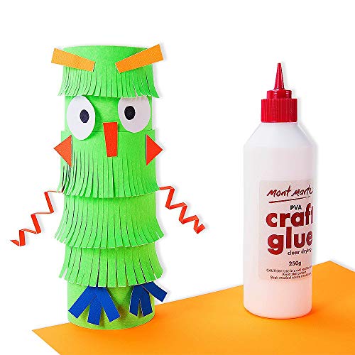 Mont Marte PVA Glue Craft Glue, Fine Tip 250g-3 Pack