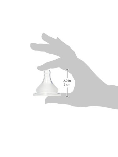 Joovy Boob Naturally Nood Bottle Nipples Featuring Ultra-Strong Silicone with Bumps to Mimic Mom and Available in 5 Flows - Compatible with Joovy Boob Bottle Line (Stage 2)