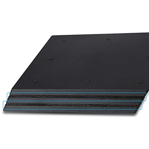 Lironheel Dust-Proof Cover Filter Mesh Jack Stopper Pack Dustproof Kits Suitable for Playstation 4 Pro PS4 Slim Gaming Console Black
