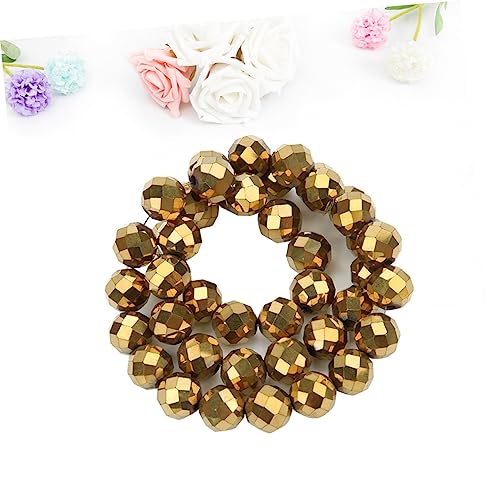 EXCEART 192pcs Bling Accessories Lip Gloss Kit Beads in Bulk Beads for Crafts Hematite Beads Metal Spacer Beads Bracelet Beads Beading Kits DIY Beads Scattered Beads Jewelry Bead Chain