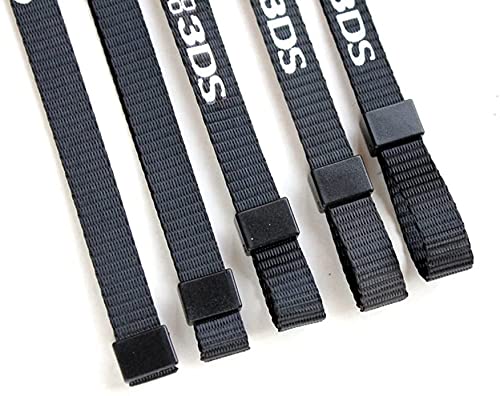 Ocity 4 x Wrist Straps Lanyard For Nintend 3DS New 3DS and 3DSLL New 3DS LL NDS NDSL NDSI (5pcs Black)