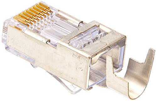 Platinum Tools 100022 EZ-RJ45 Shielded Cat5e/6 External Ground, 50-Pack