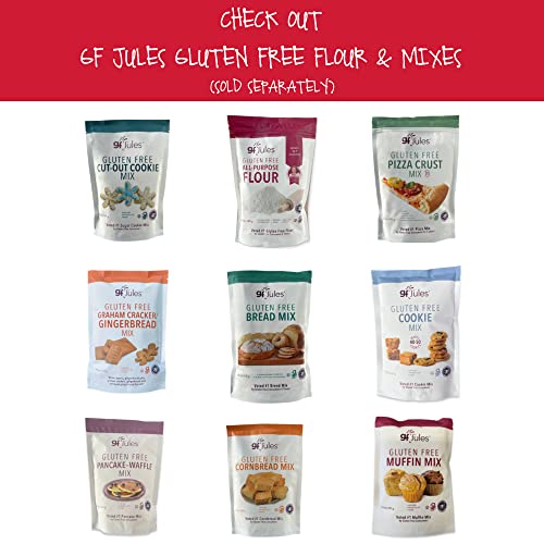 gfJules Certified Gluten Free Cake Baking Mix | Perfect for Cupcakes | No Grit, Non-GMO, Vegan, Kosher & Top 9 Allergen Free | Baking Alternative to Regular Cake Mixes | 29 Ounces