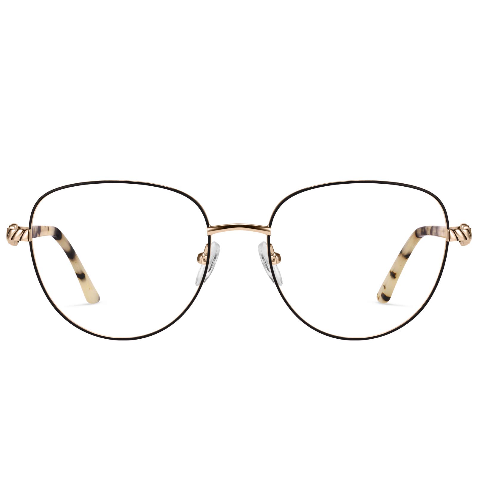 Blue Light Blocking Glasses Women,STGATN Vintage Cateye Computer Glasses Metal Eyeglasses Frame Anti Blue Ray Eyewear