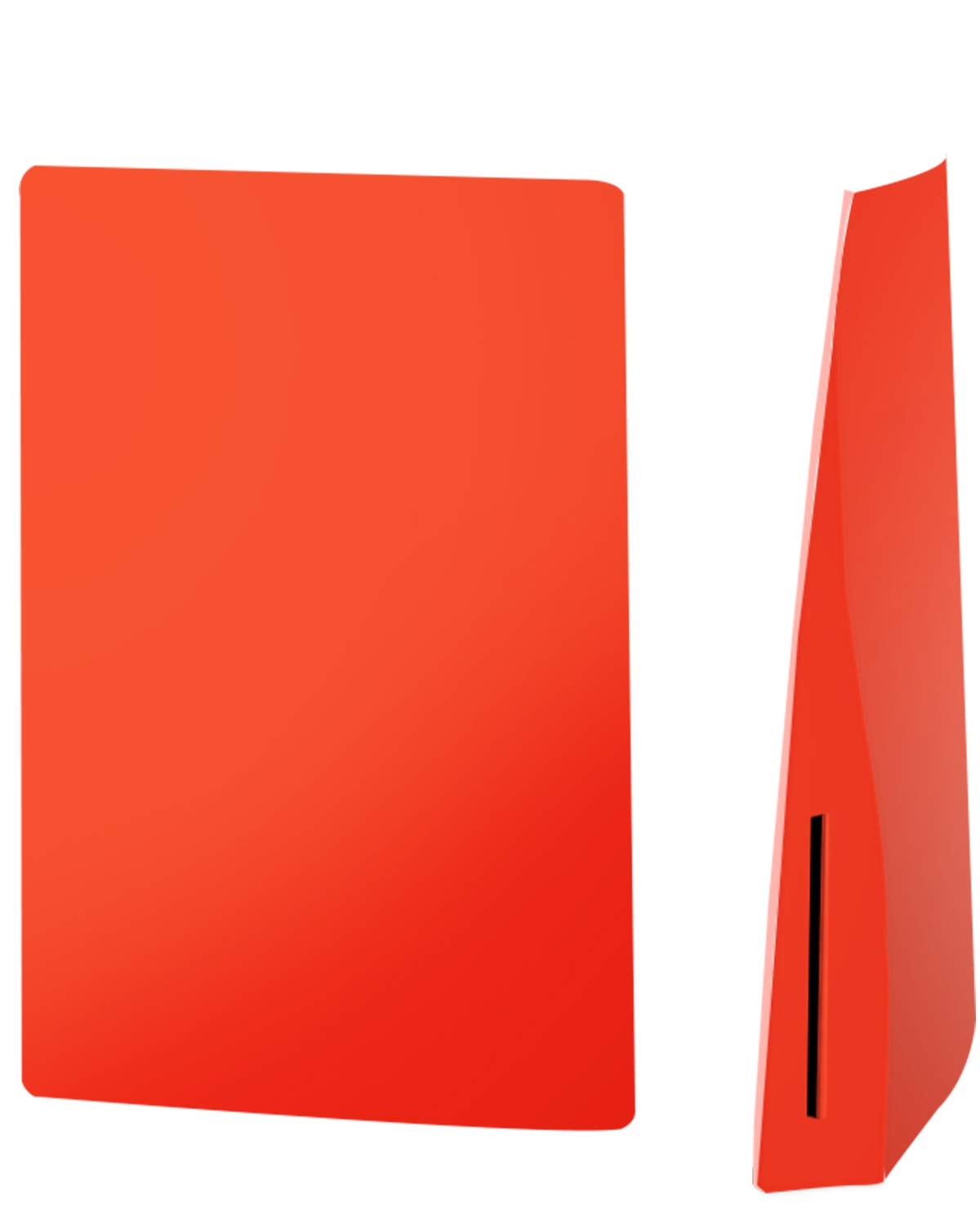 Replacement Shell Skin for PS5 Console, arVin Face Plates Cover Case for PS5, ABS Hard Shockproof Anti-Scratch Dustproof Protective Skins Faceplates Accessories for PlayStation 5 Disc Edition –Red