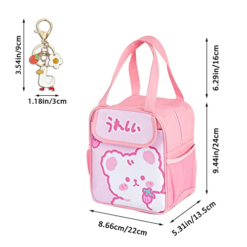 ๐๐ฎ๐๐ฎ๐ถ๐ถ ๐๐๐ป๐ฐ๐ต ๐๐ฎ๐ด for Girls Cute Lunch Box Bag Insulated Bag Reusable Tote Bag for Hot or Cold Work, Picnic, Travel