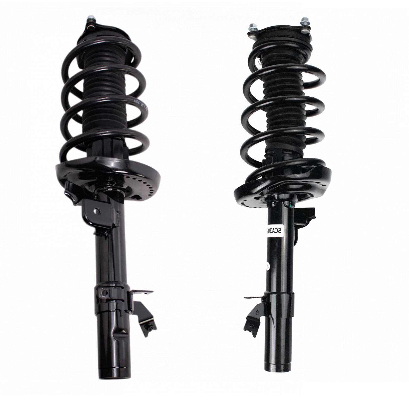 TRQ Front Strut & Coil Spring Assembly Set Driver & Passenger Sides Compatible with 14-20 Acura MDX