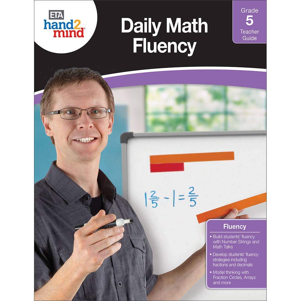 hand2mind Daily Math Fluency Kit for Kids (Grade 5+) - Multiply Up, Partial Quotients, Factor, and Group Flexibility