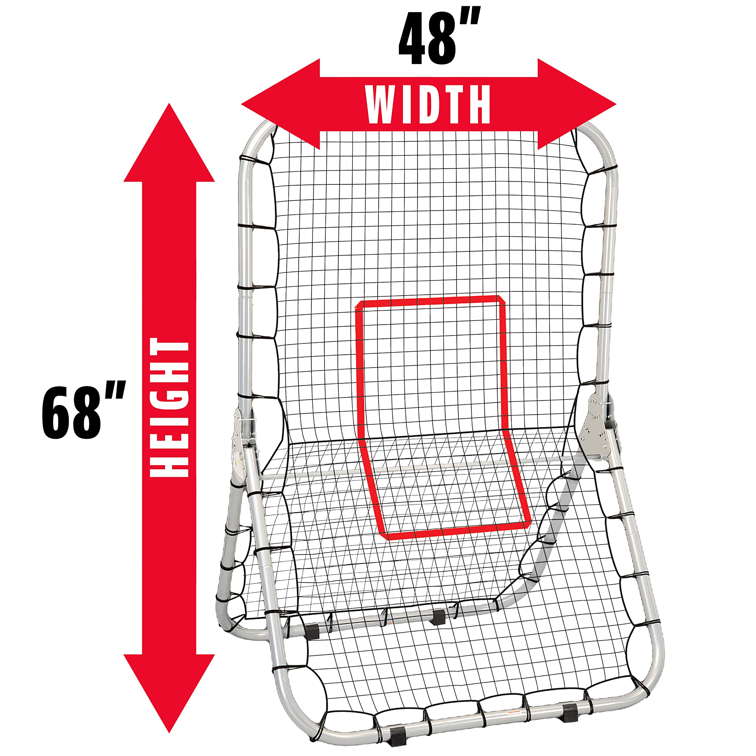 Franklin Sports MLB Pro Baseball Rebounder Net - Baseball + Softball Pitchback Net + Fielding Trainer - Bounce Back Net for Fielding + Throwing Practice