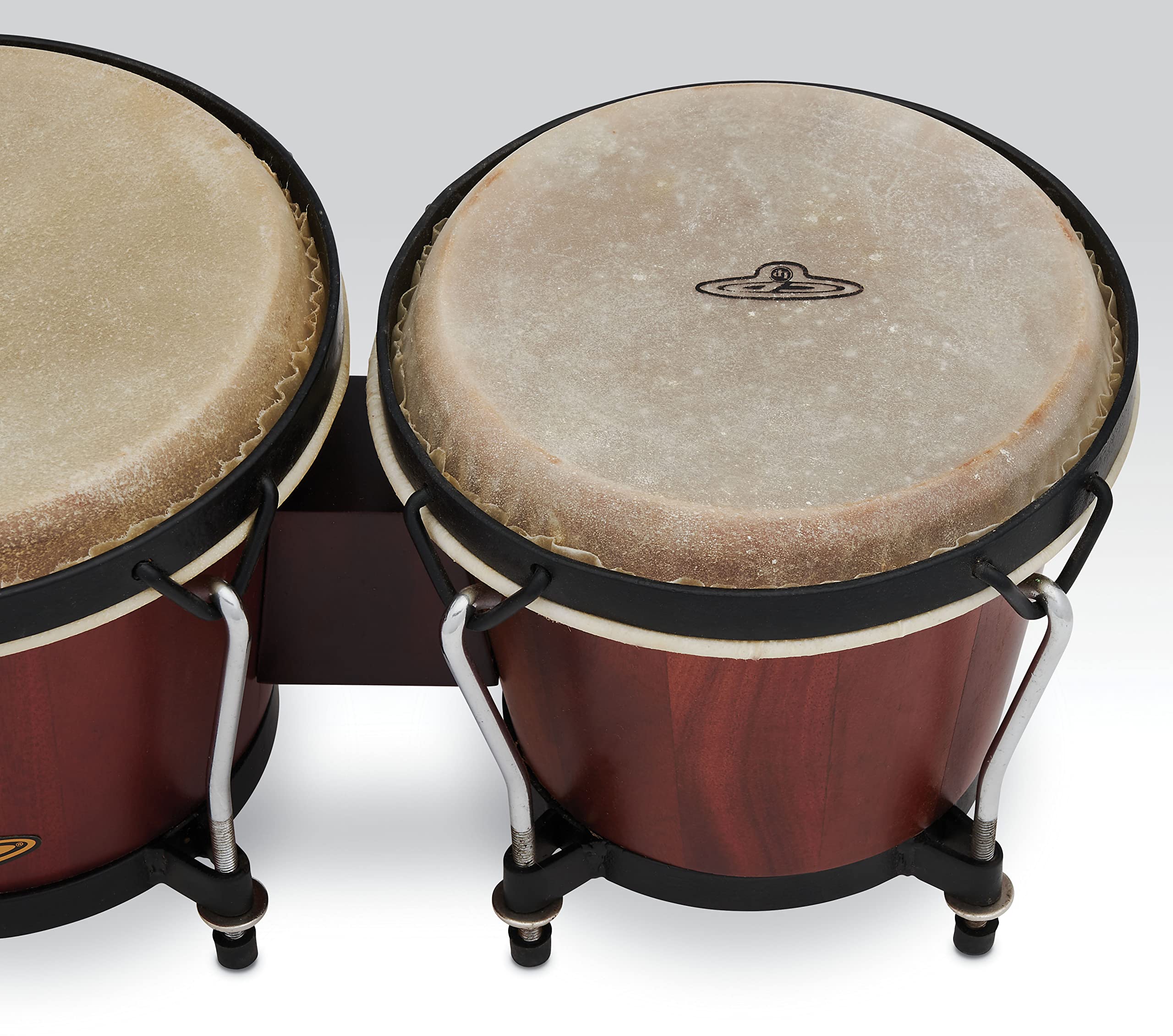 Latin Percussion Cosmic Percussion 6 7-inch Traditional Set-Dark Wood Bongos (CP221-DW)