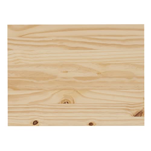 Linon Home Decor Products Corinne Six Drawer Wide, Natural Rolling Cart