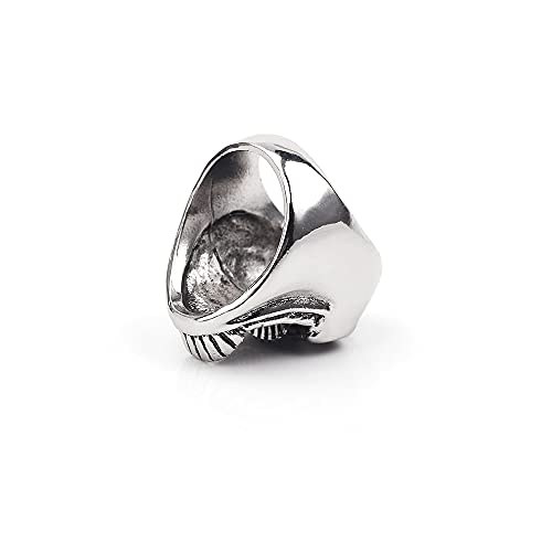 COLORFUL BLING Creative Skull Head Bottle Opener Ring Gothic Punk Skeleton Head Beer Bottle Opener for Men Women Party-12