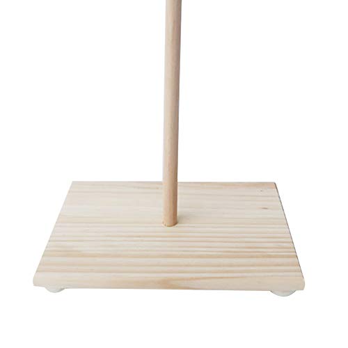 Dft Bird Toys, Wooden Parrot Perch for T Stand Bird Training Paw Grinding Toys Pet Cockatiel Cage Nest for Play Platform