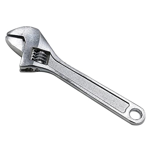 TUJOBA Wrenches, 1pc Mini Wrench Keychain Multifunction Car Metal Adjustable Universal Spanner for Repairing Tools Men Special