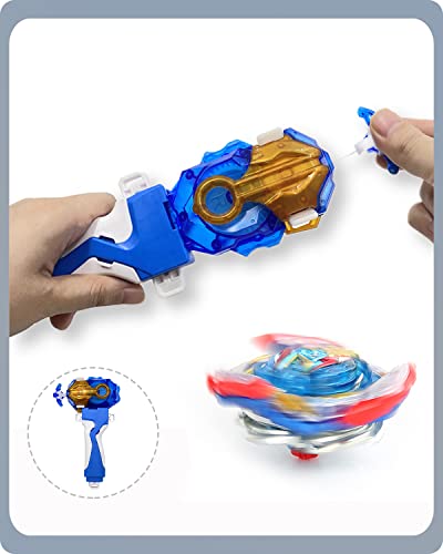 Desamvap Bey Battling Tops Burst Pro Series Dynamite B-193 Ultimate Valkyrie Variable'-9 Bey Blades with Launcher & Grip Battle Game Set Right Spin DB Layer System, Toys Gifts for Kids Children Boys