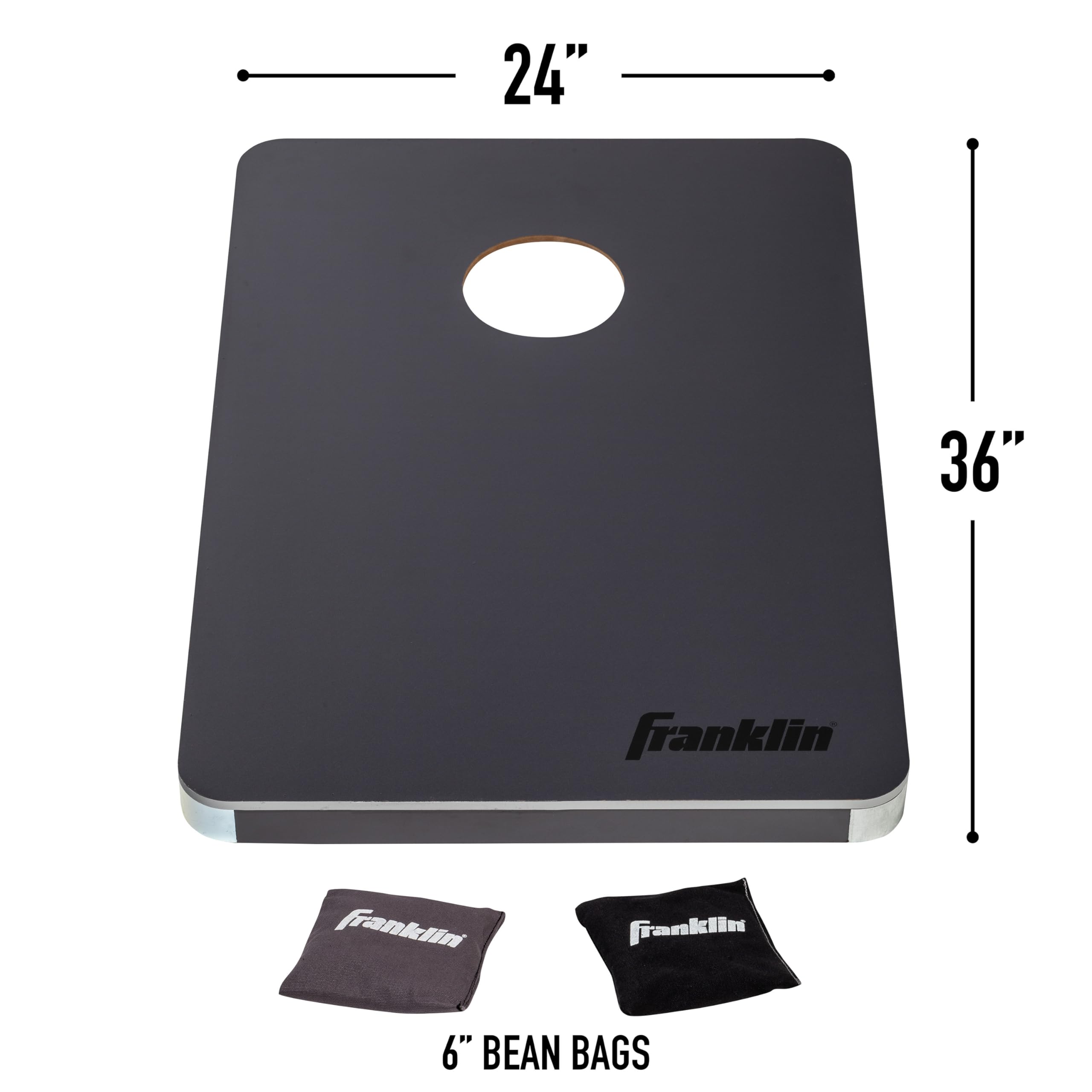 Franklin Sports 36" Cornhole Set β Includes 36-Inch x 24-Inch Targets, 8 Regulation Bean Bags, and Carry Bag