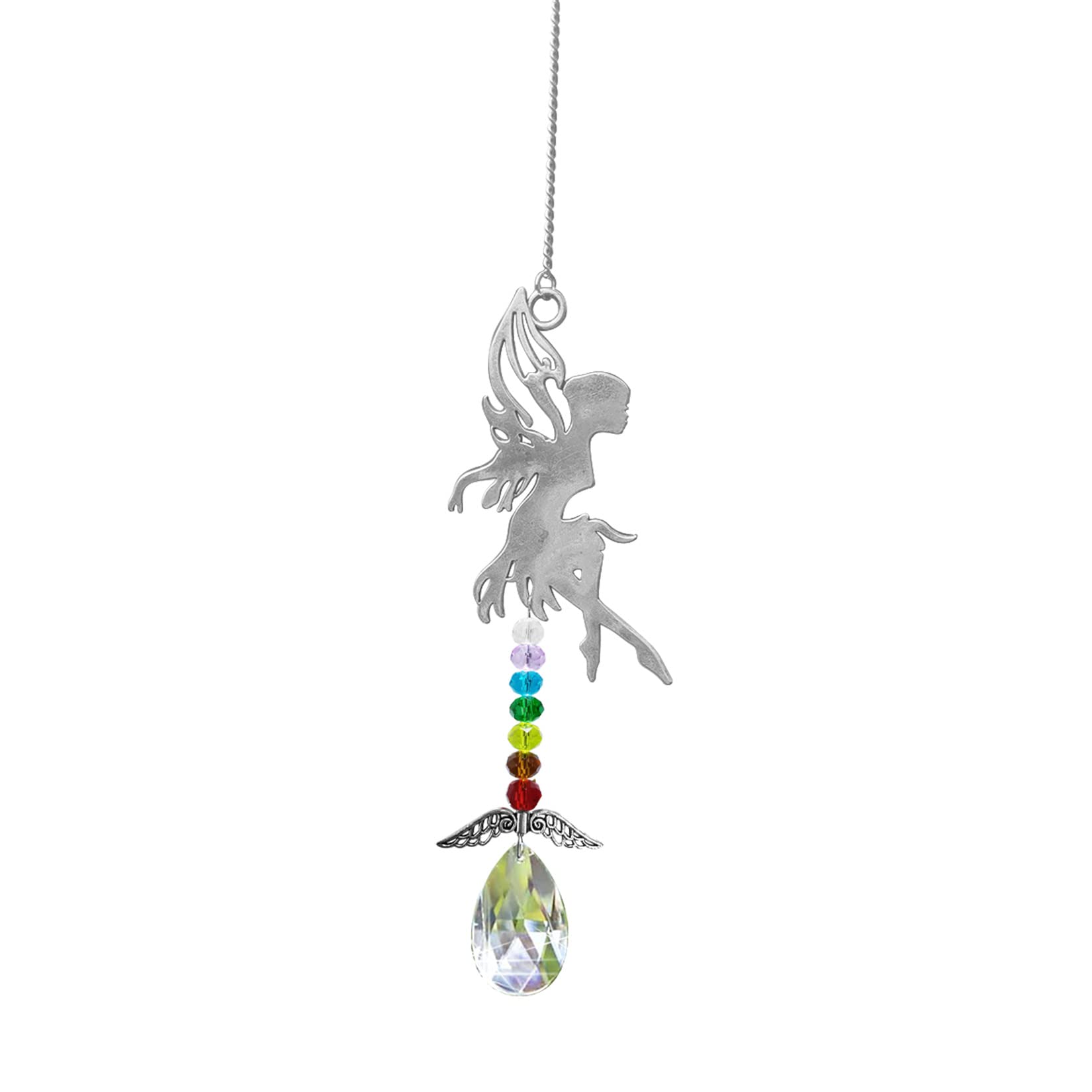 Healing Crystal Car Hanging Dancer Accessories Rearview Mirror Window Garden Decorations Wall Home Decor Ornaments
