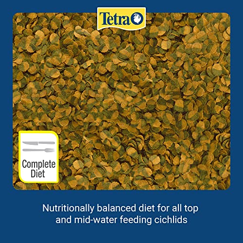 TetraCichlid Cichlid Crisps 8.82 Ounces, Fish Food, Clear Water Advanced Formula