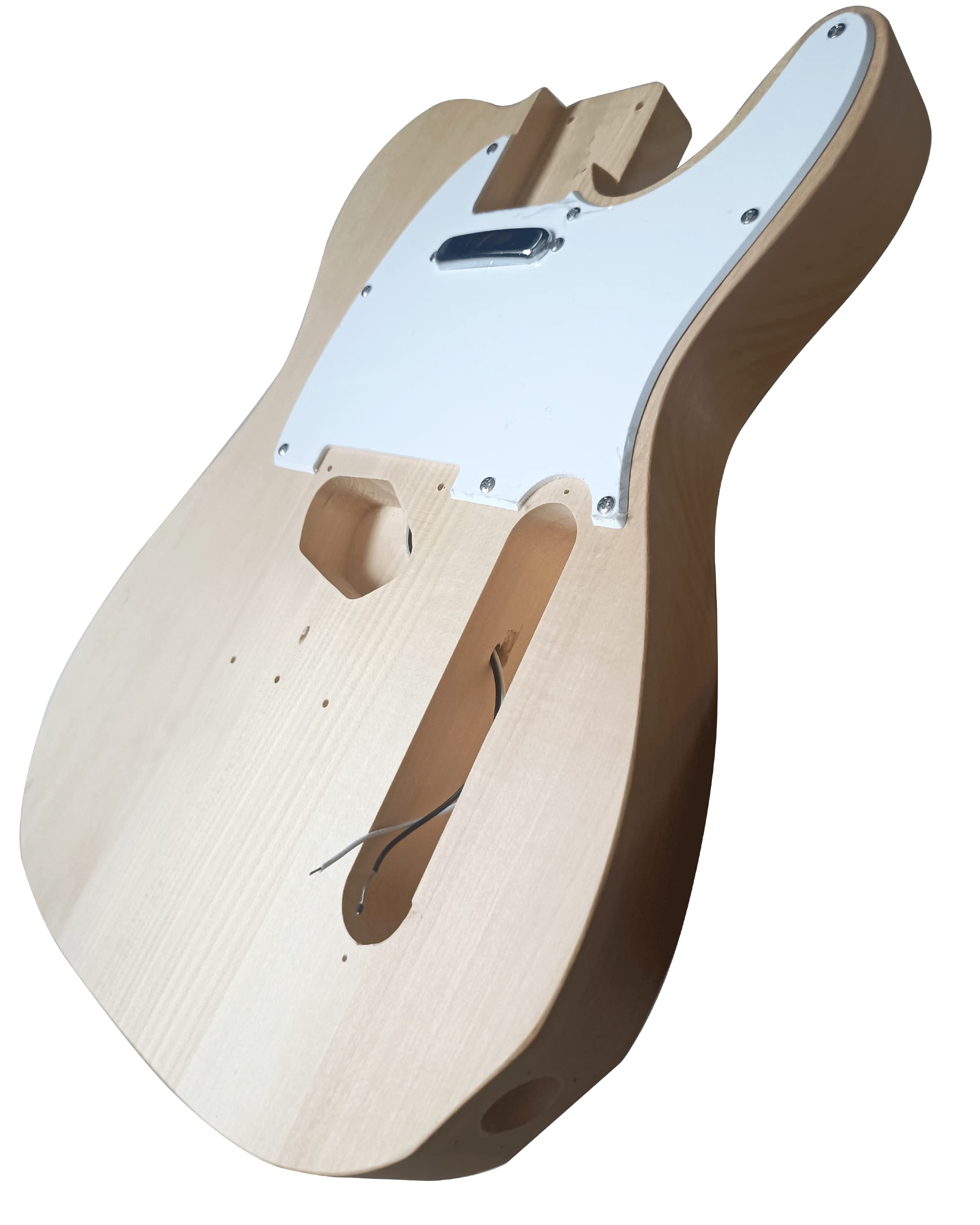 HENGYEE DIY Electric Guitar Kits 6 String Right Handed with Basswood Body maple neck & Rosewood fingerboard Chrome Hardware Build Your Own Guitar