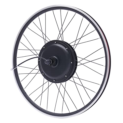 DNYSYSJ Electric Bike Conversion Kit, 48V 1000W 700C 28"/29" Front/Rear Wheel E-Bike Conversion Kit w/LCD Display, Powerful Ebike Hub Motor Kit with PAS Bicycle Ebike Wheel Kit (700C 48V 1000W Front)