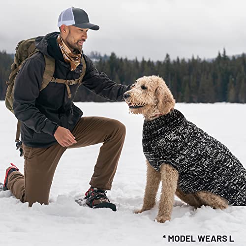 IPRAVOCI Dog Sweater for Small Medium Large Dog - Reflective Warm Fleece Knitwear Pullover Dog Clothes for Winter Fall