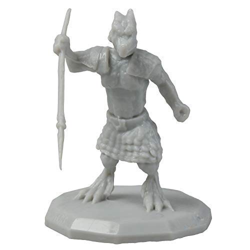 Monster Protectors- 28 Unpainted 1" Hex-Sized Fantasy Mini Figures for Your RPG Dungeon Campaigns