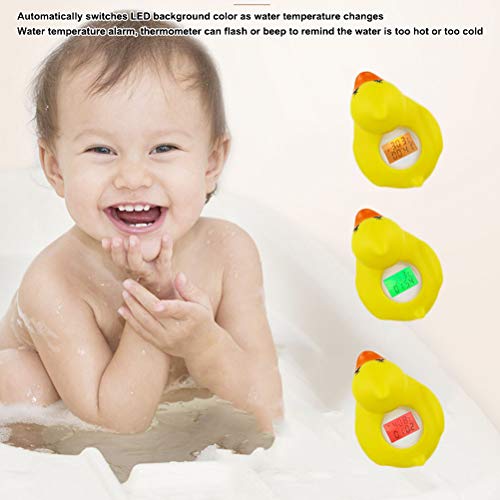 Baby Thermometer, The Infant Baby Bath Floating Safety BPA Free Temperature Thermometer (Duck) (1 Pack, Small)