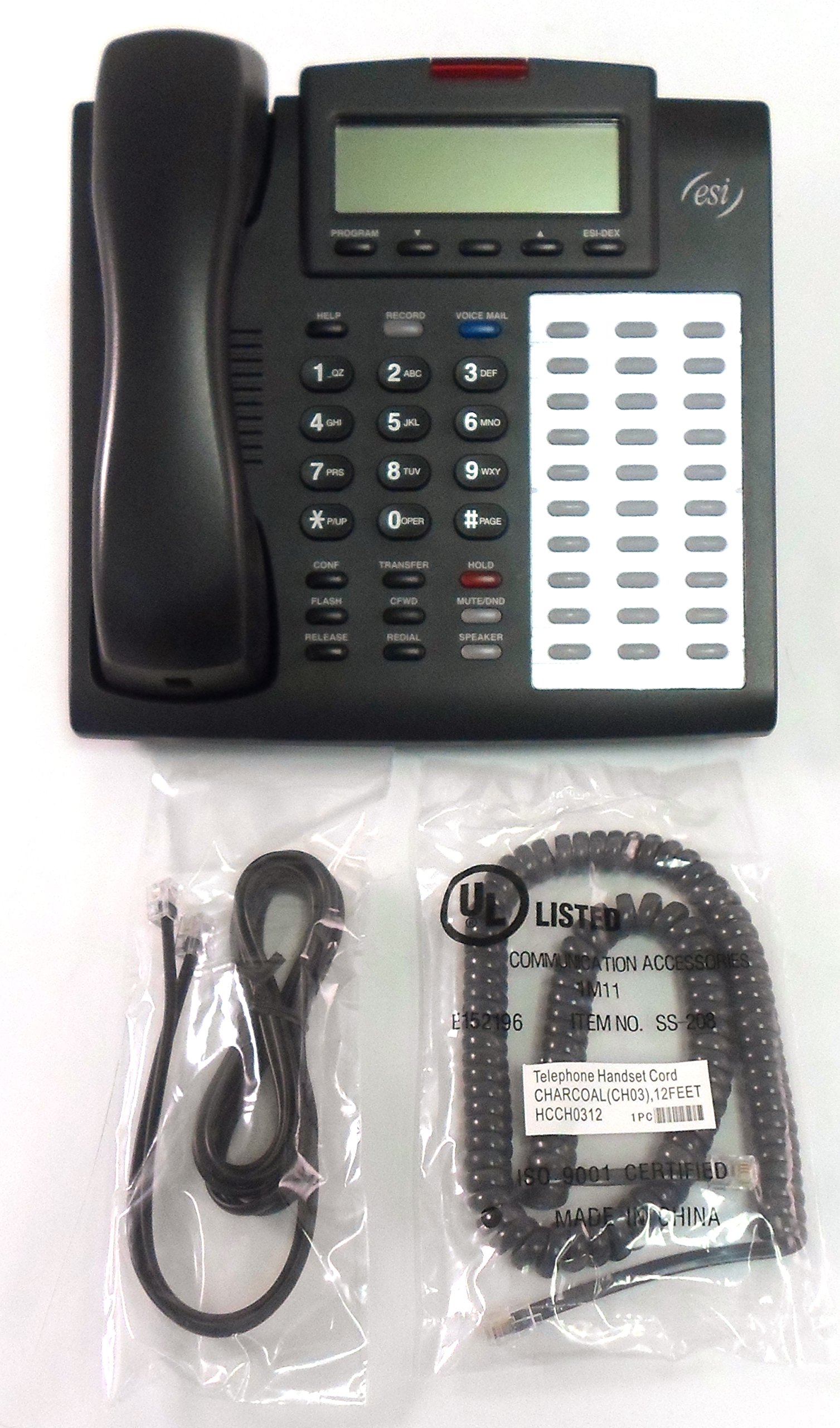 ESI Communications 48-Key DFP Charcoal Display (Black) (Renewed)