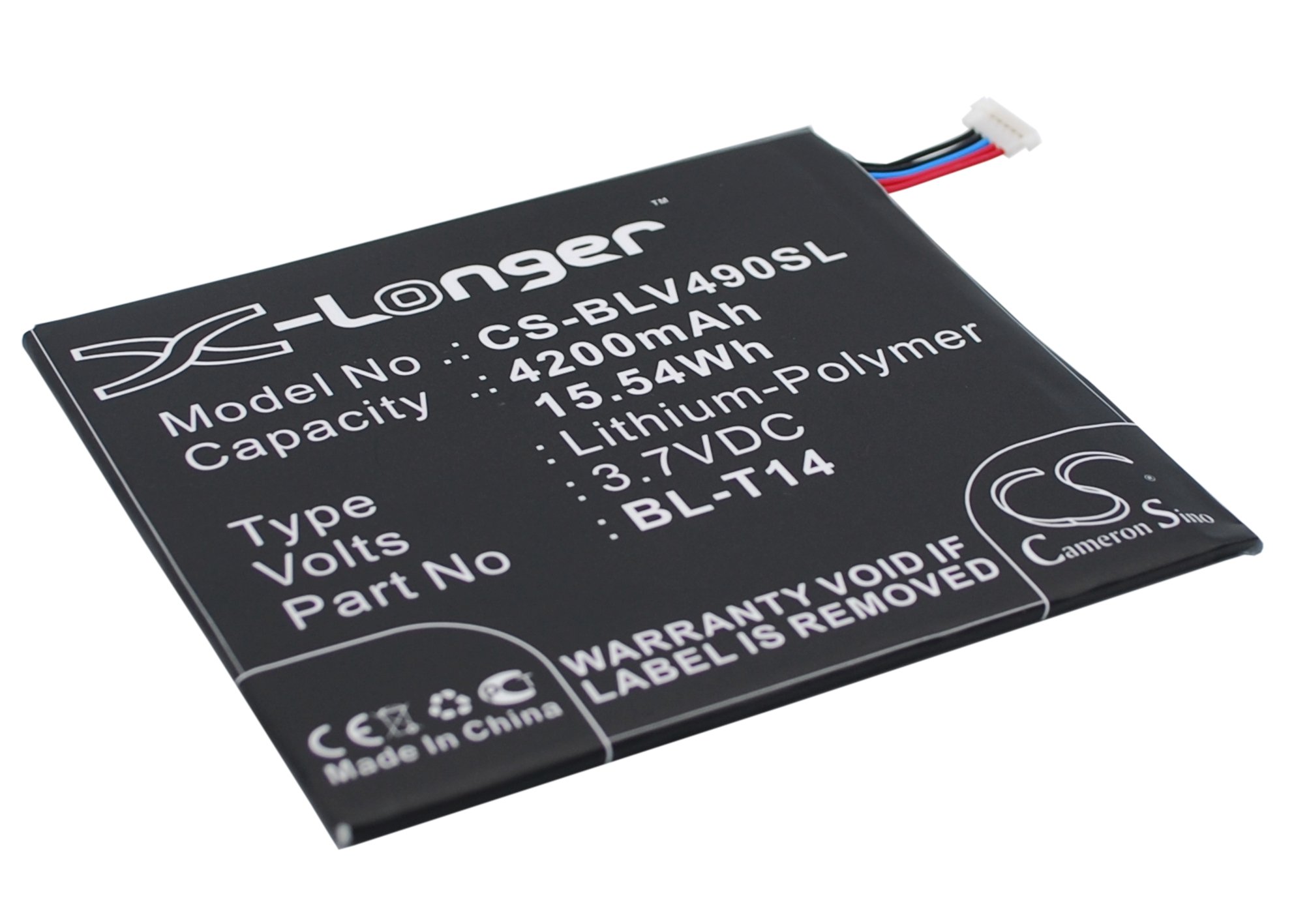 Cameron Sino New Replacement Battery Fit for LG(4200mAh / 15.54Wh)