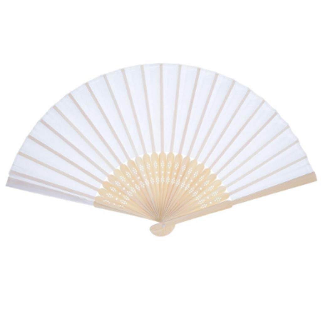 bvgfsahne Bulk Fans Folding Party Folding Dance Lace Color Hand Wedding Pattern Silk Solid Held Fan Tools & Home Improvement 90s Birthday Party Decorations Retro
