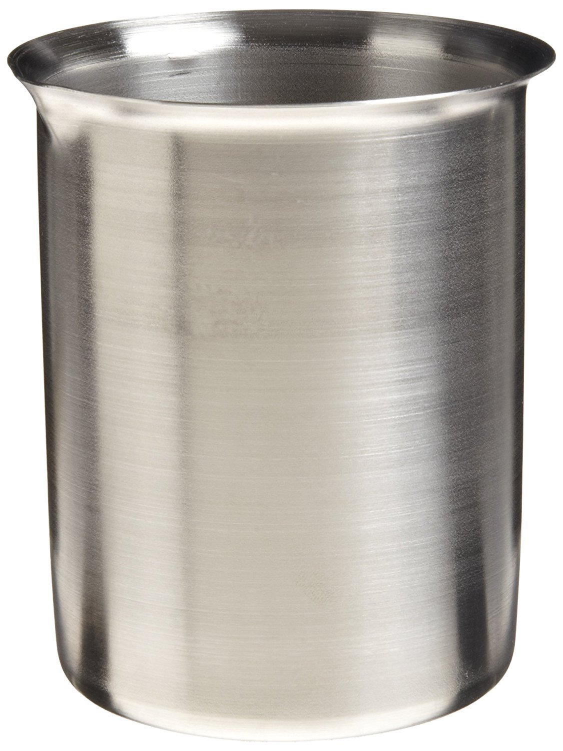 Polar Ware 600B Stainless Steel Griffin Style Beaker, 600 mL Capacity, 3-3/8" OD x 4-5/8" H