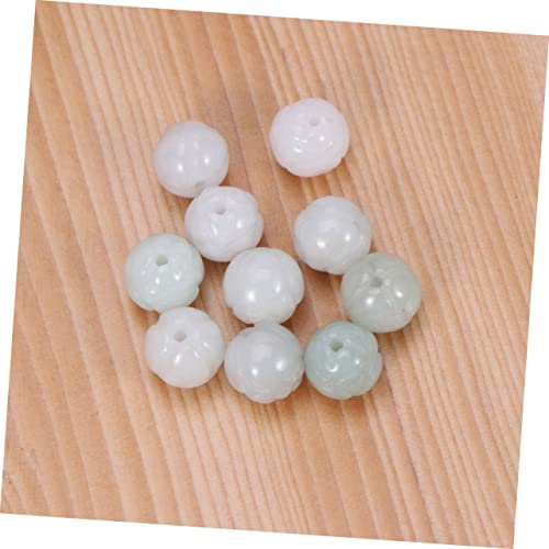 Didiseaon 10pcs Necklace Beads Necklace Kit Beading Kits Charms Gemstone Loose Beads Jade Beads Jewelery Making Beads Beading Jewelry Set Bracelets Scattered Beads Suite Lotus Beads Beadwork