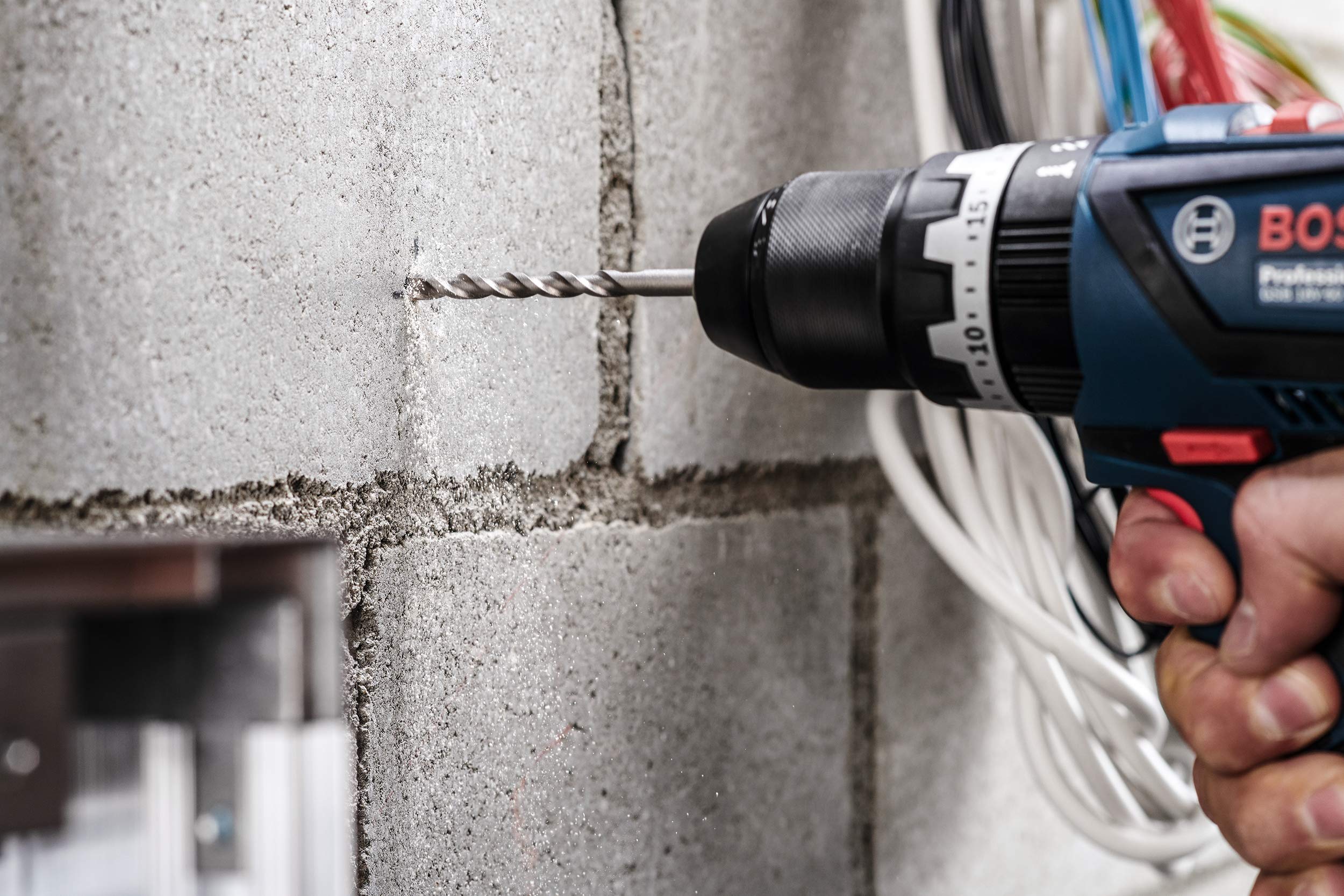 Bosch Professional 2 x Concrete Drill Bit (for Concrete, Ø 6 mm, Length 100 mm, Impact Drill Accessories)