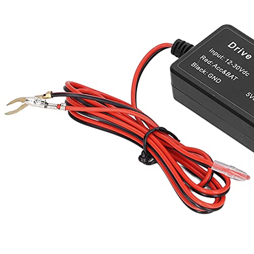 Car Dash Camera Power Cord, Convenient Operation Durable Wide Applicability Dash Cam Hardwire Kit Safe To Use For Mirror Cam(MICRO)