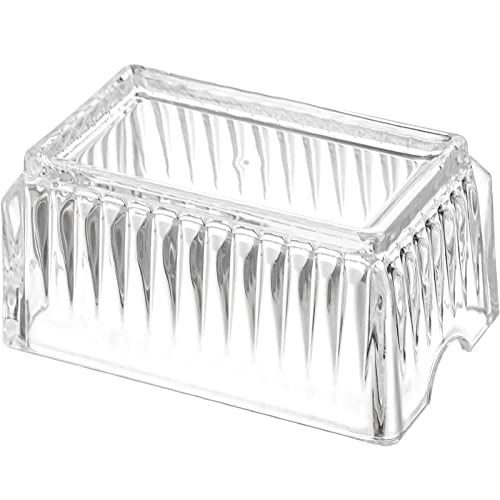 DEAYOU 6-Pack Sugar Packet Holder, Acrylic Tea Bag Organizer for Drawer, Clear Sugar Bag Caddy Container, Small Condiments Packet Holder Dispenser for Countertop, Coffee Bar, Cabinet, Sweetener