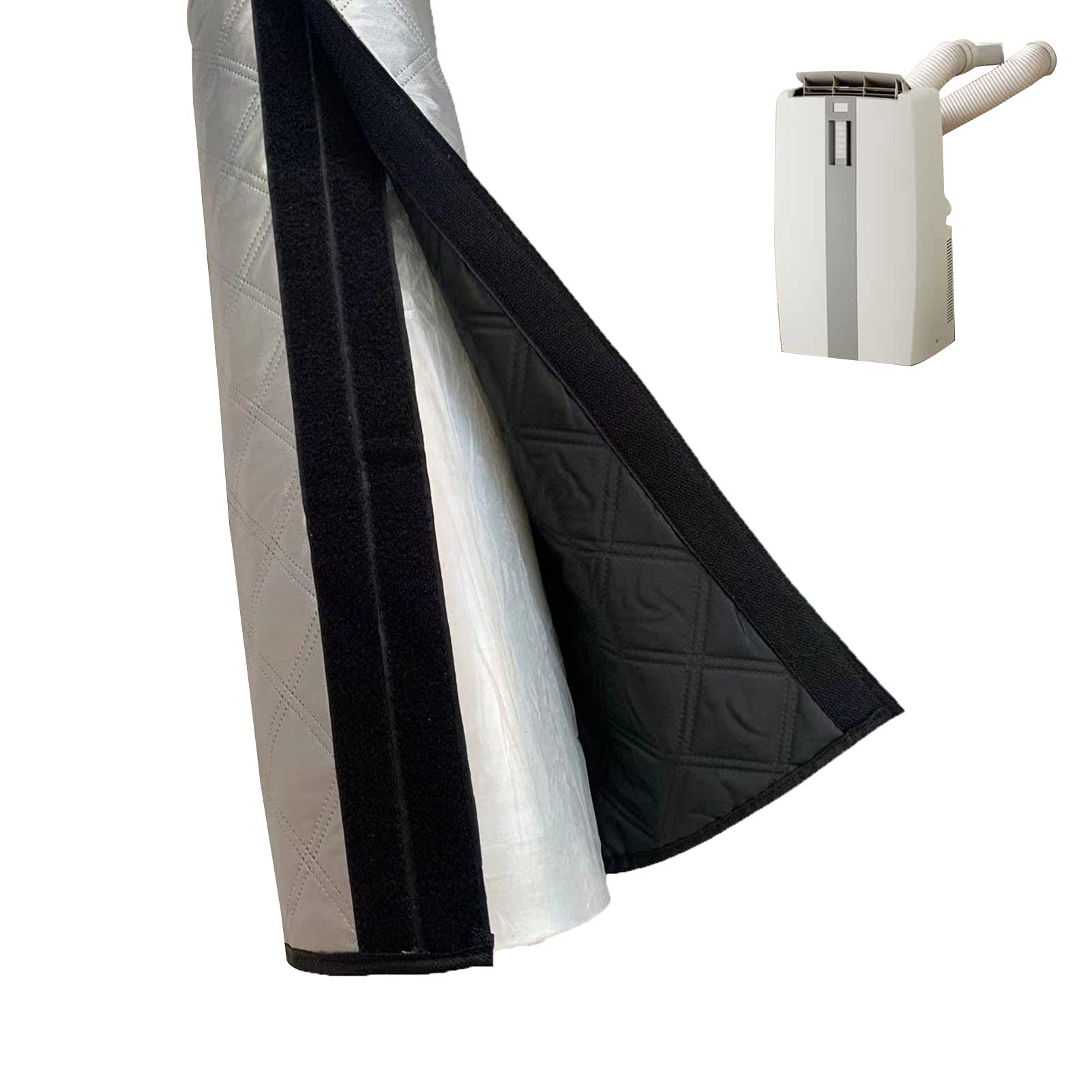 Portable Air Conditioner Hose Cover Wrap, Insulated AC Hose Cover, Protective Dust Sleeve for Air Conditioning Exhaust Hose, Universal Fit 5 inch to 6 inch Diameter Exhaust Pipes