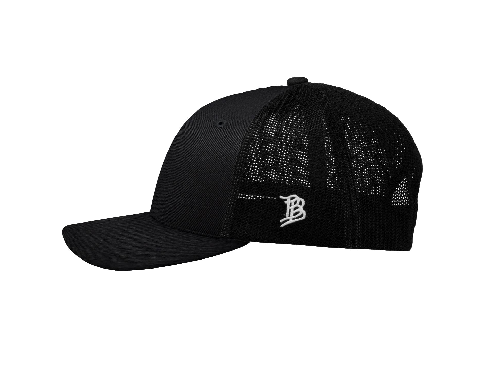 Branded Bills New Mexico Curved Trucker State Midnight Black/Black