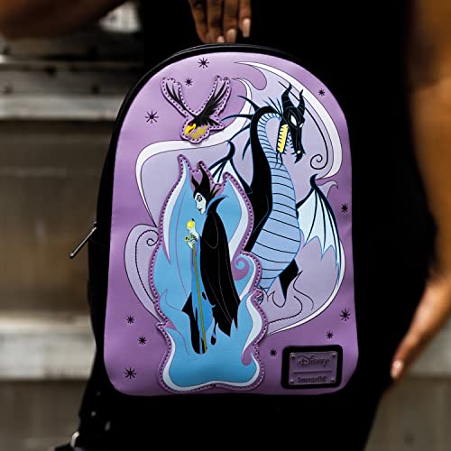 Loungefly Disney Mini Backpack, Sleeping Beauty Maleficent, Disney Villains