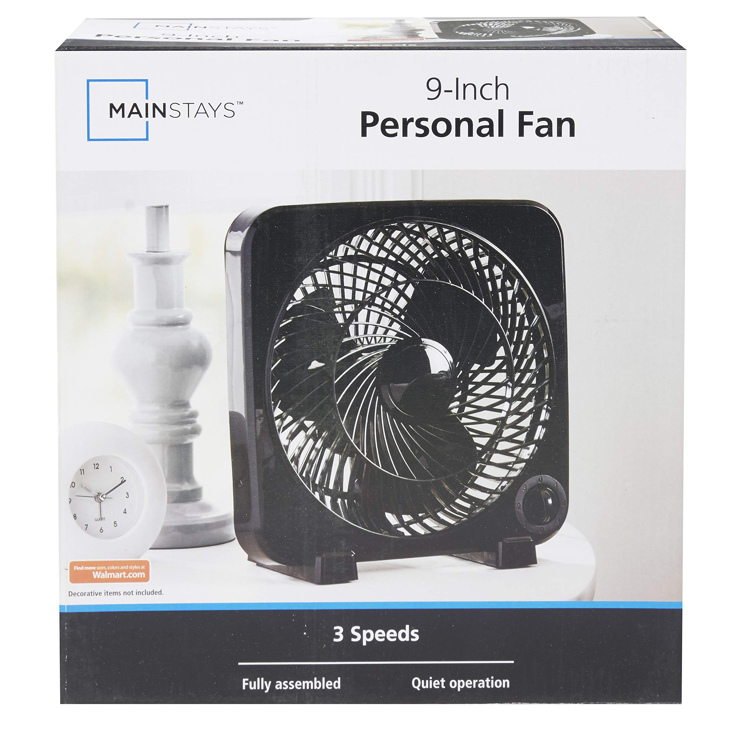 MAINSTAYS 9-INCH PERSONAL FAN
