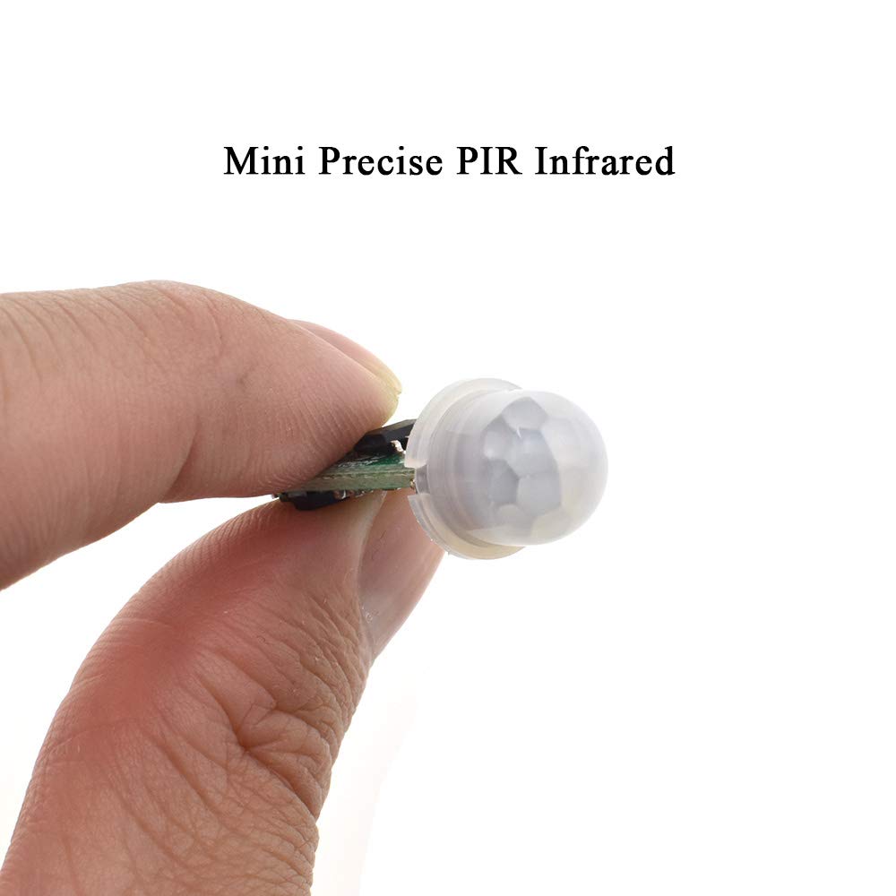 Boscoqo HC-SR505 Human Motion Sensor Detector Module Mini Precise PIR Infrared for Arduino 1 Pack