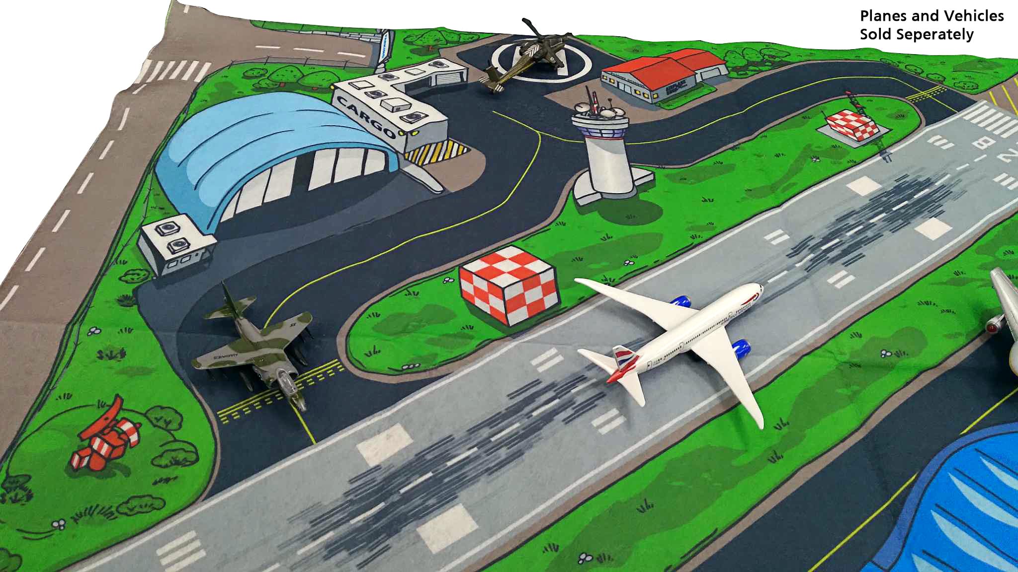 Large International Airport Play Mat Item #HR2039