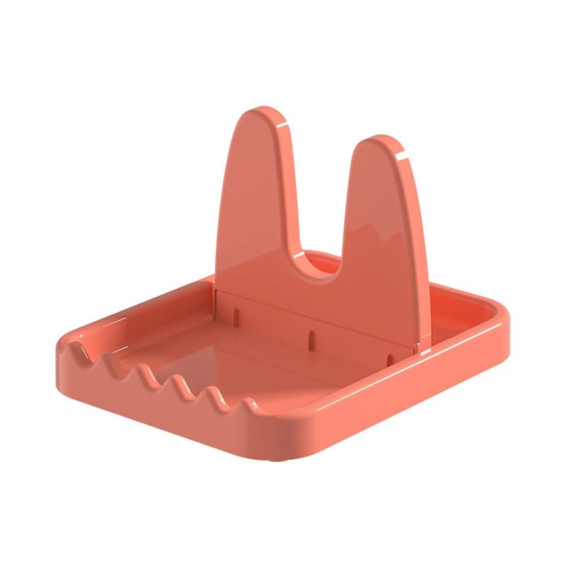 BiDoga Foldable Pot Lid Rack Plastic Spoon Holder Kitchen Organizer for Fork Spatula Pan Cover Shelf Tableware Storage Rack
