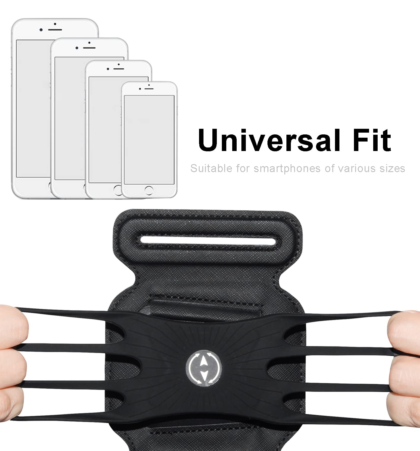 Bidook Armband Case Running Phone Holder 360° Rotatable Hiking Rowing Mountaineering Biking Phone Arm Band for iPhone 14 13 12 11 Pro Max Mini SE Xs XR X 8 7 Plus Samsung LG Google Pixel Motorola