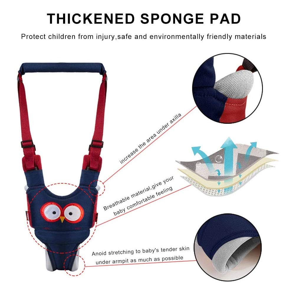 Baby Walking Harness,Handheld Kids Walker Helper,Baby Walker,Adjustable Baby Walker Assistant Protective Belt for Kids Infant Toddlers Standing Up and Walking Learning Helper for Toddler