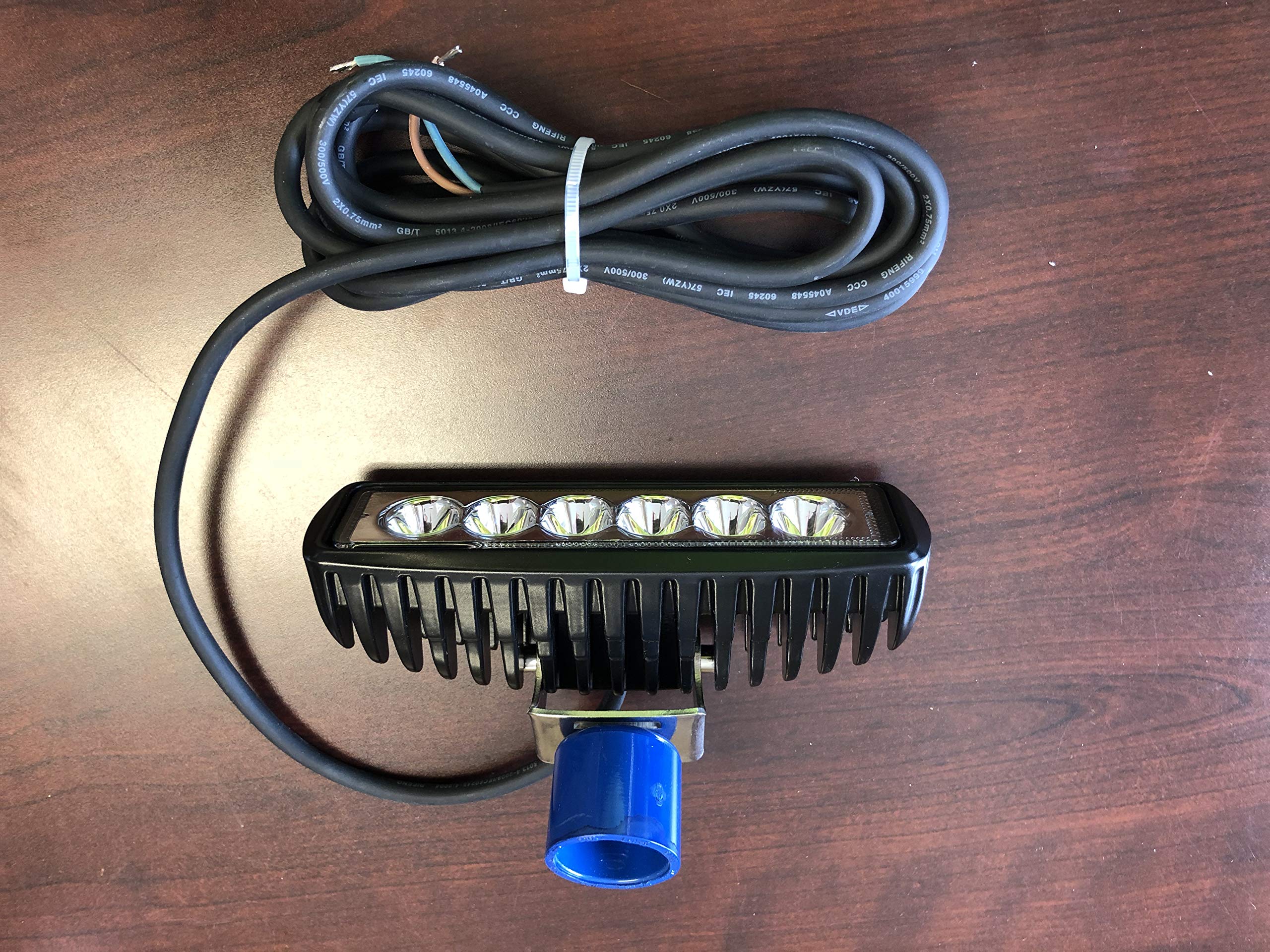 Boat Lights US Spreader Light with 3/4" PVC Attachment, Black
