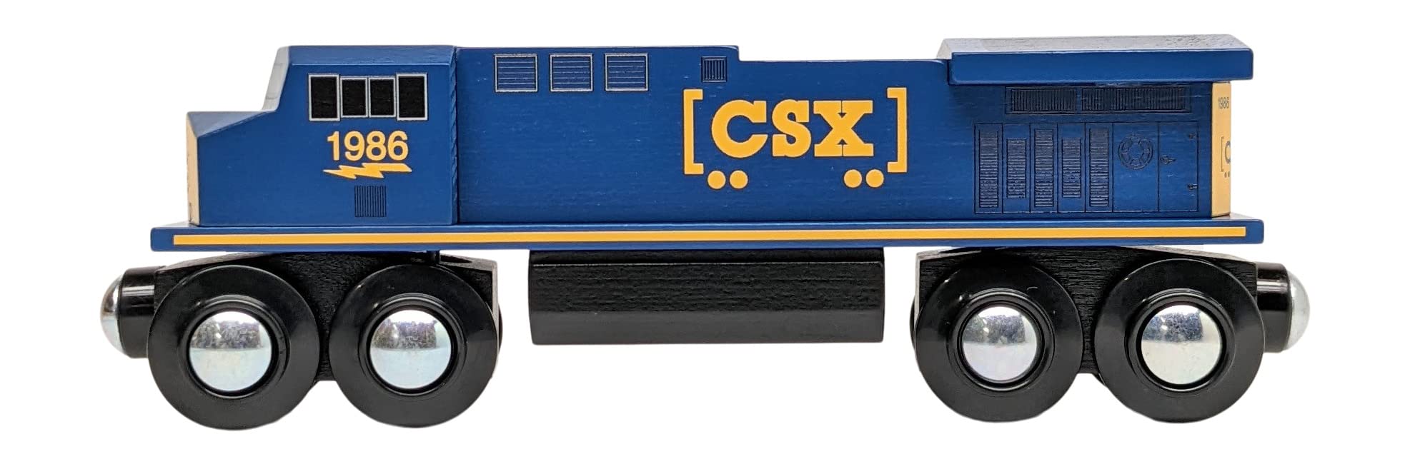 Choo Choo Track & Toy Co. --- CSX Diesel Locomotive Wooden Train
