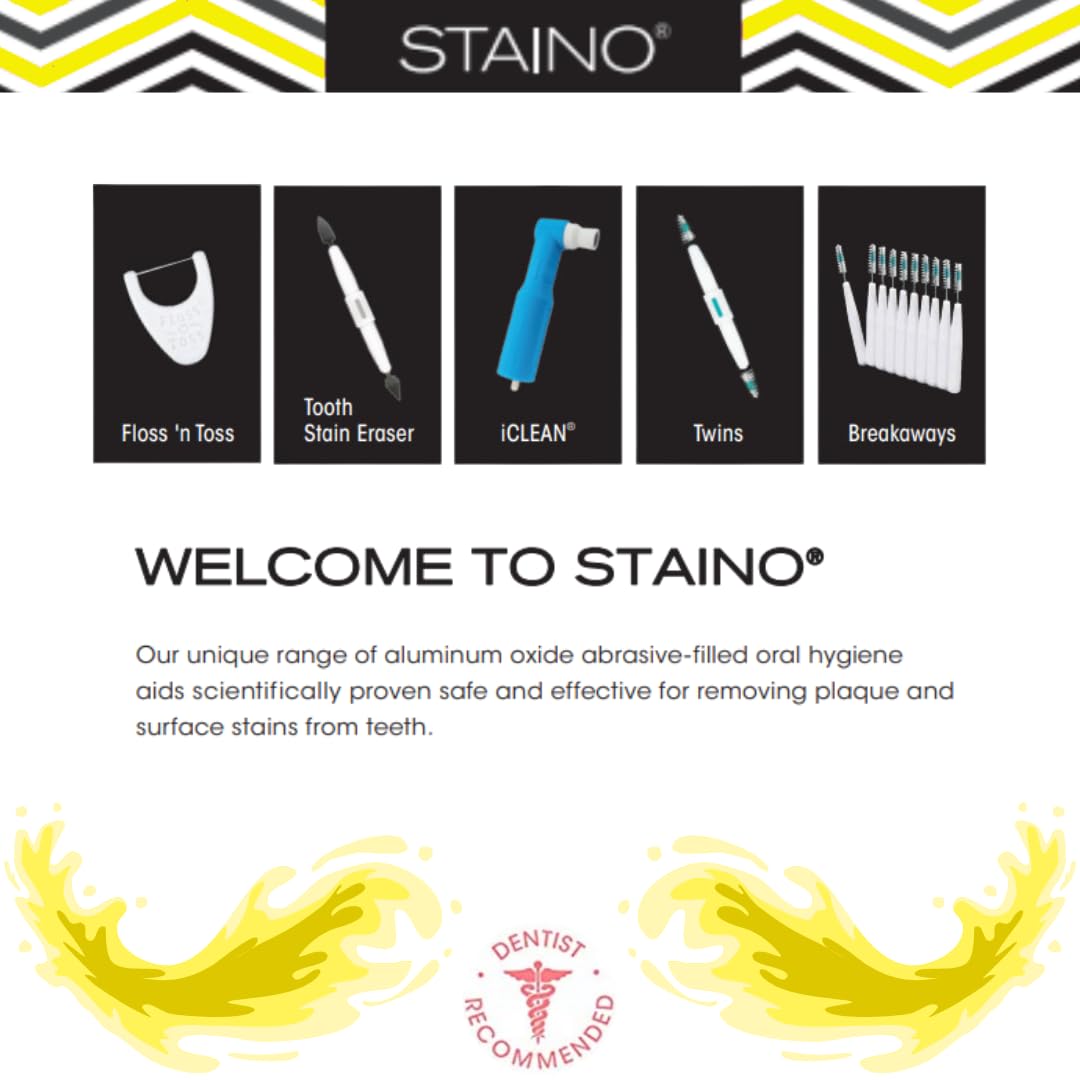 Staino Interdental Brushes Refill – Ultrafine Tapered Brush - 36 2-Brush Units/Box