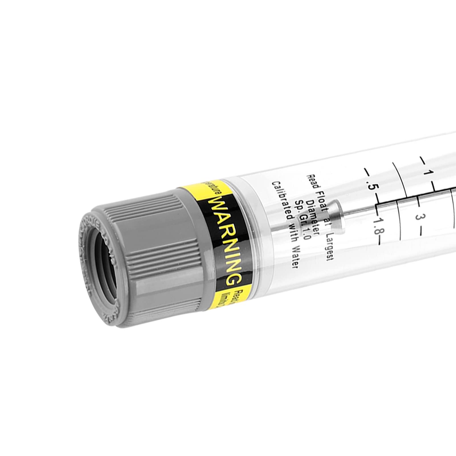 Fafeicy Tube Type Flow Meter, for Gas Liquid Pipeline Flow-Meter 0.5-5 GPM / 1.8-18 LPM Used in Water Industrial Field