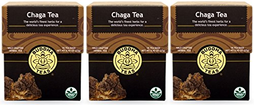 Chaga Tea - Organic Herbs (3 Packages(54 Tea Bags Total))